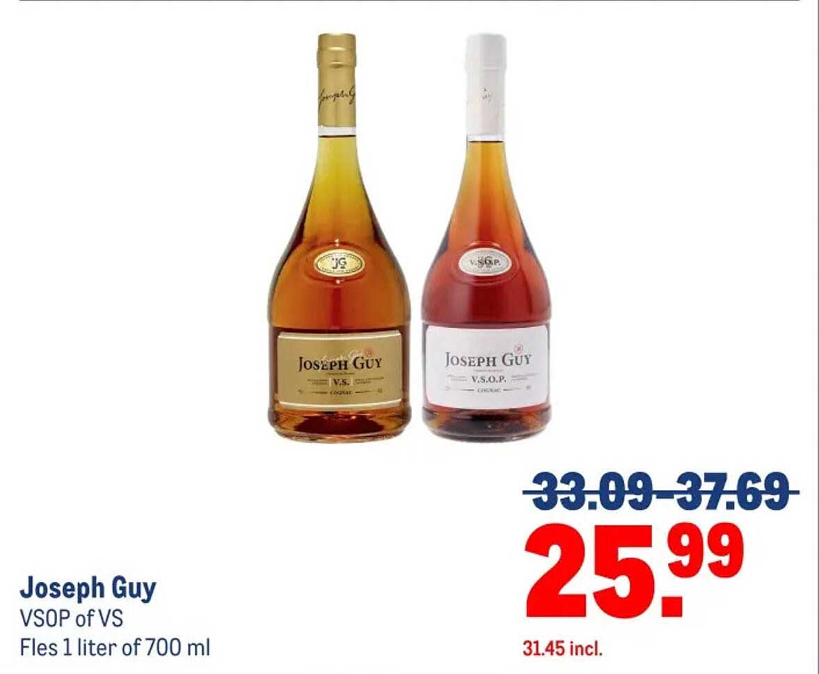 Joseph Guy Vsop Of Vs aanbieding bij Makro