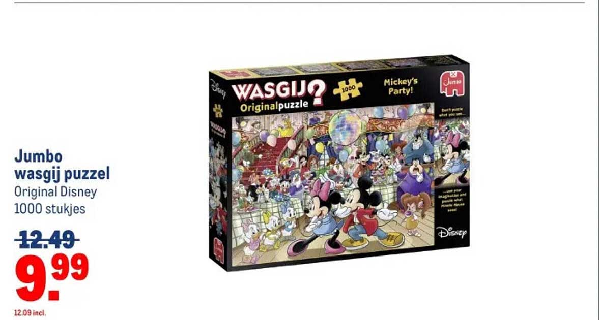 Jumbo Wasgij Puzzel aanbieding bij Makro