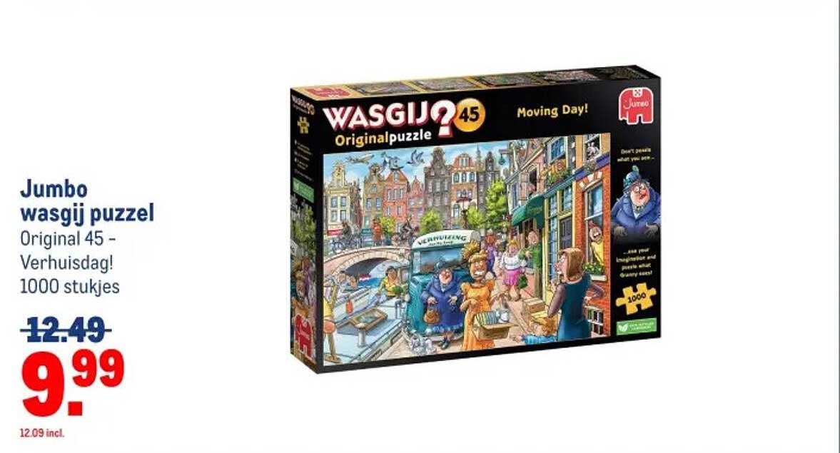 Jumbo Wasgij Puzzel Original 45 - Verhuisdag! Aanbieding bij Makro ...