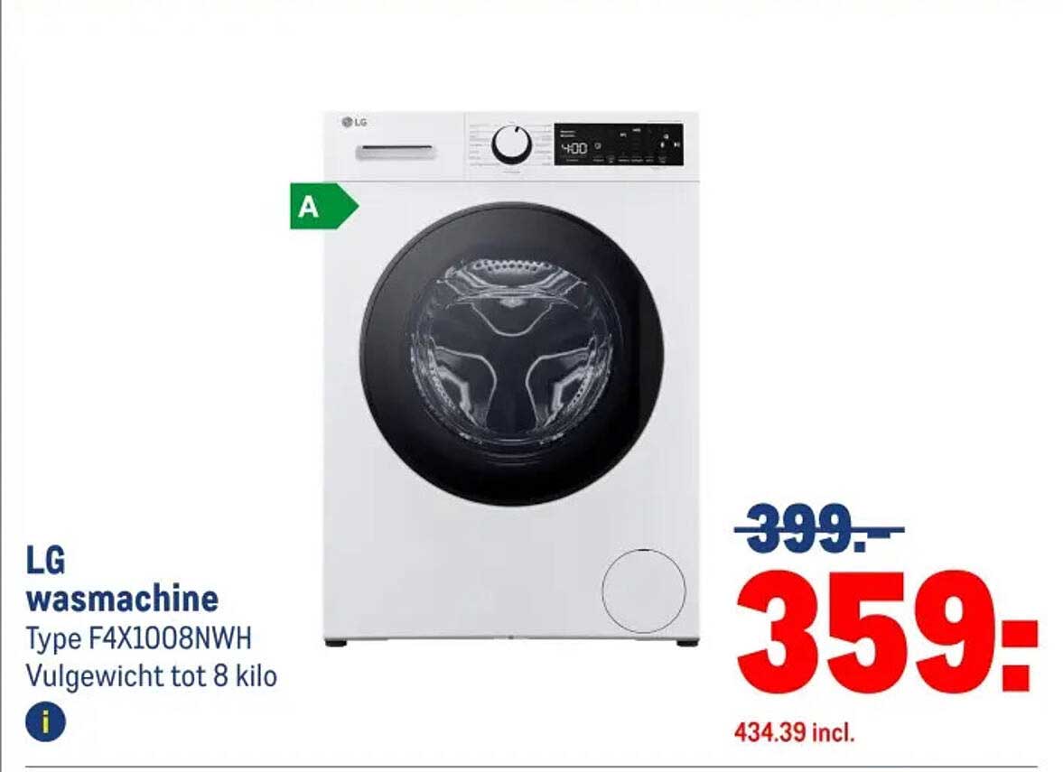Lg Wasmachine aanbieding bij Makro