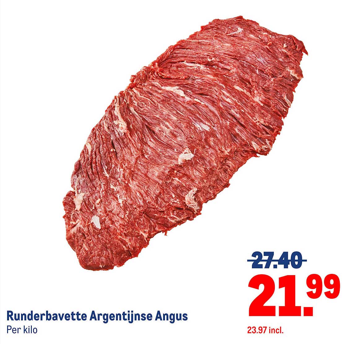 Runderbavette Argentijnse Angus Aanbieding bij Makro - FolderFeest.nl
