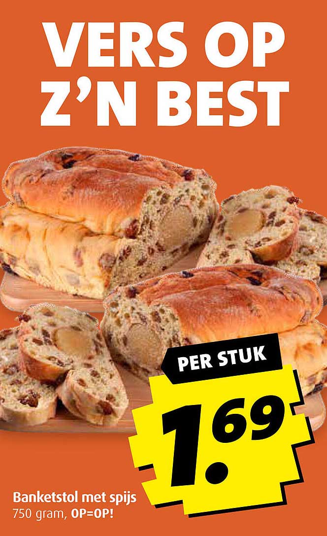 Banketstol Met Spijs aanbieding bij Boni