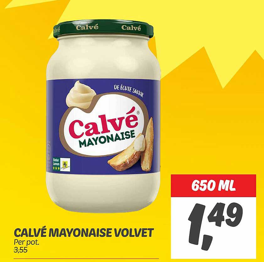Calvé Mayonaise Volvet Aanbieding bij Dekamarkt - FolderFeest.nl