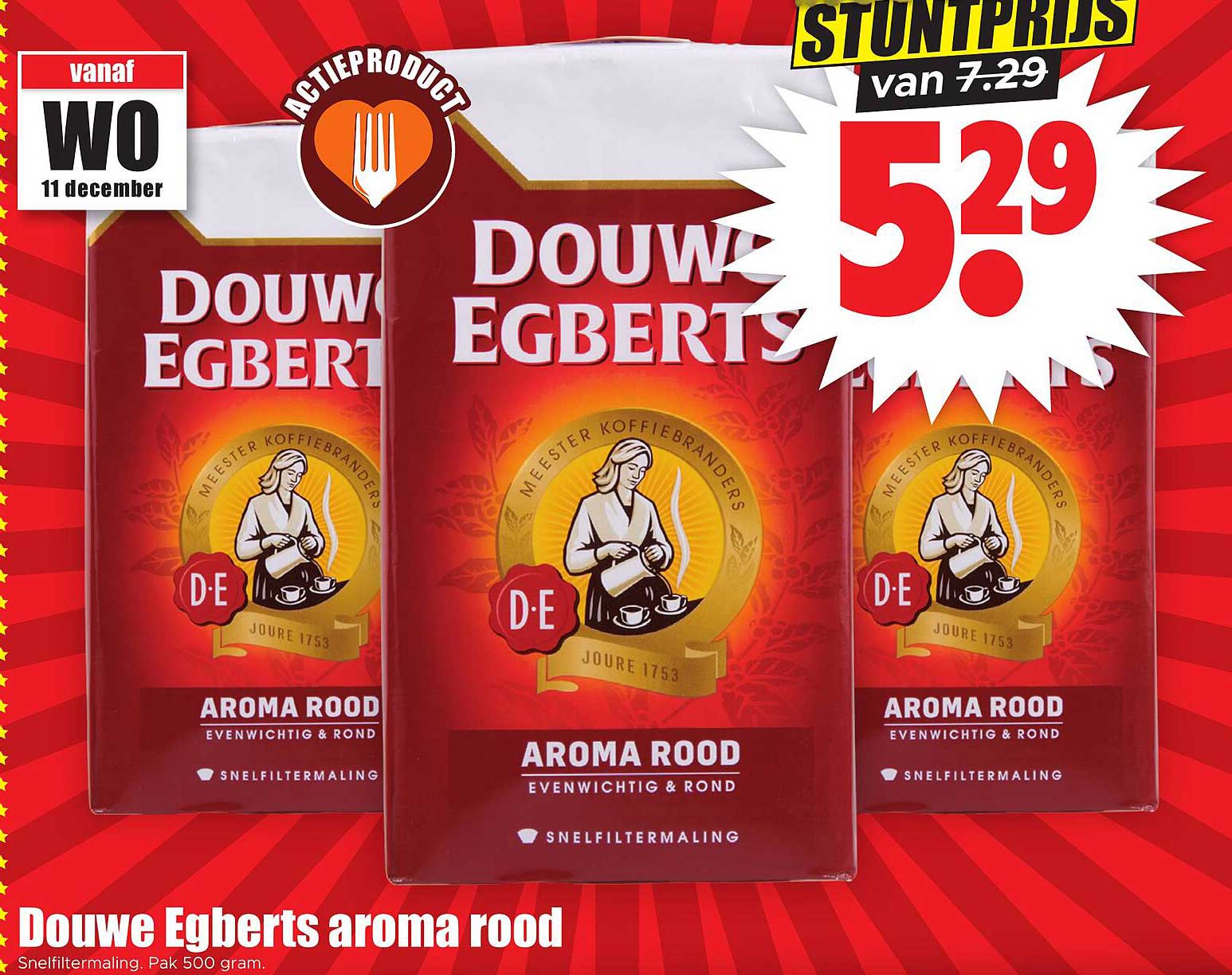 Douwe Egberts Aroma Rood aanbieding bij Dirk