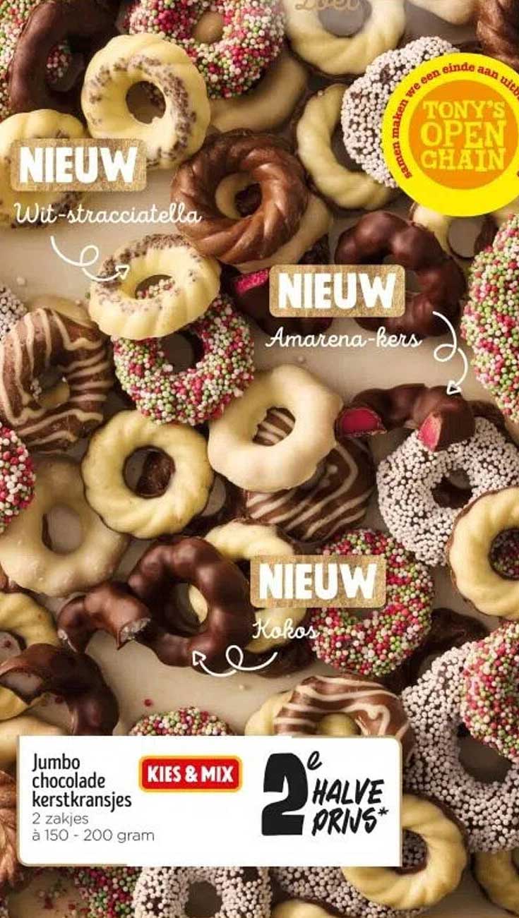 Jumbo Chocolade Kerstkransjes Aanbieding bij Jumbo - FolderFeest.nl