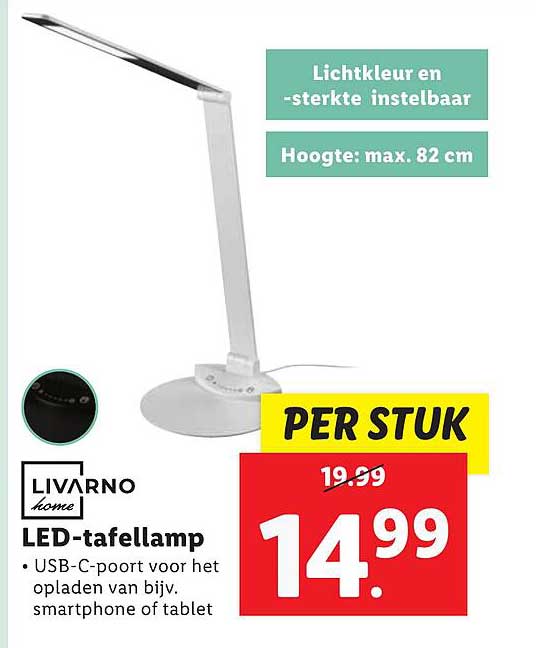 Led-Tafellamp aanbieding bij Lidl