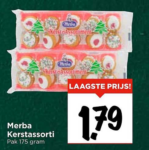 Merba Kerstassorti Aanbieding bij Vomar - FolderFeest.nl