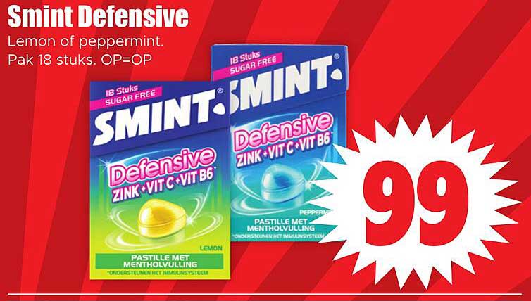 Smint Defensive aanbieding bij Dirk
