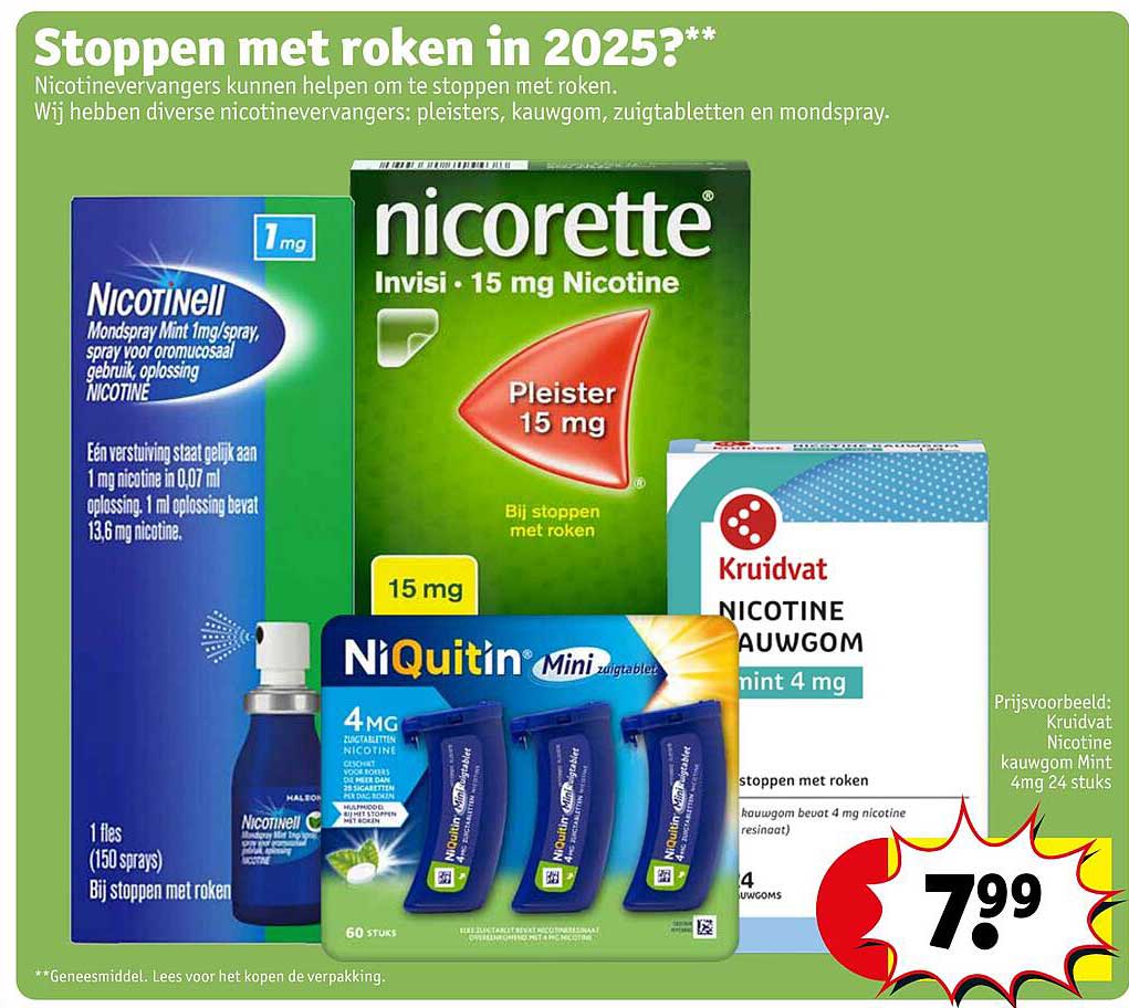 Stoppen Met Roken In 2025?** aanbieding bij Kruidvat
