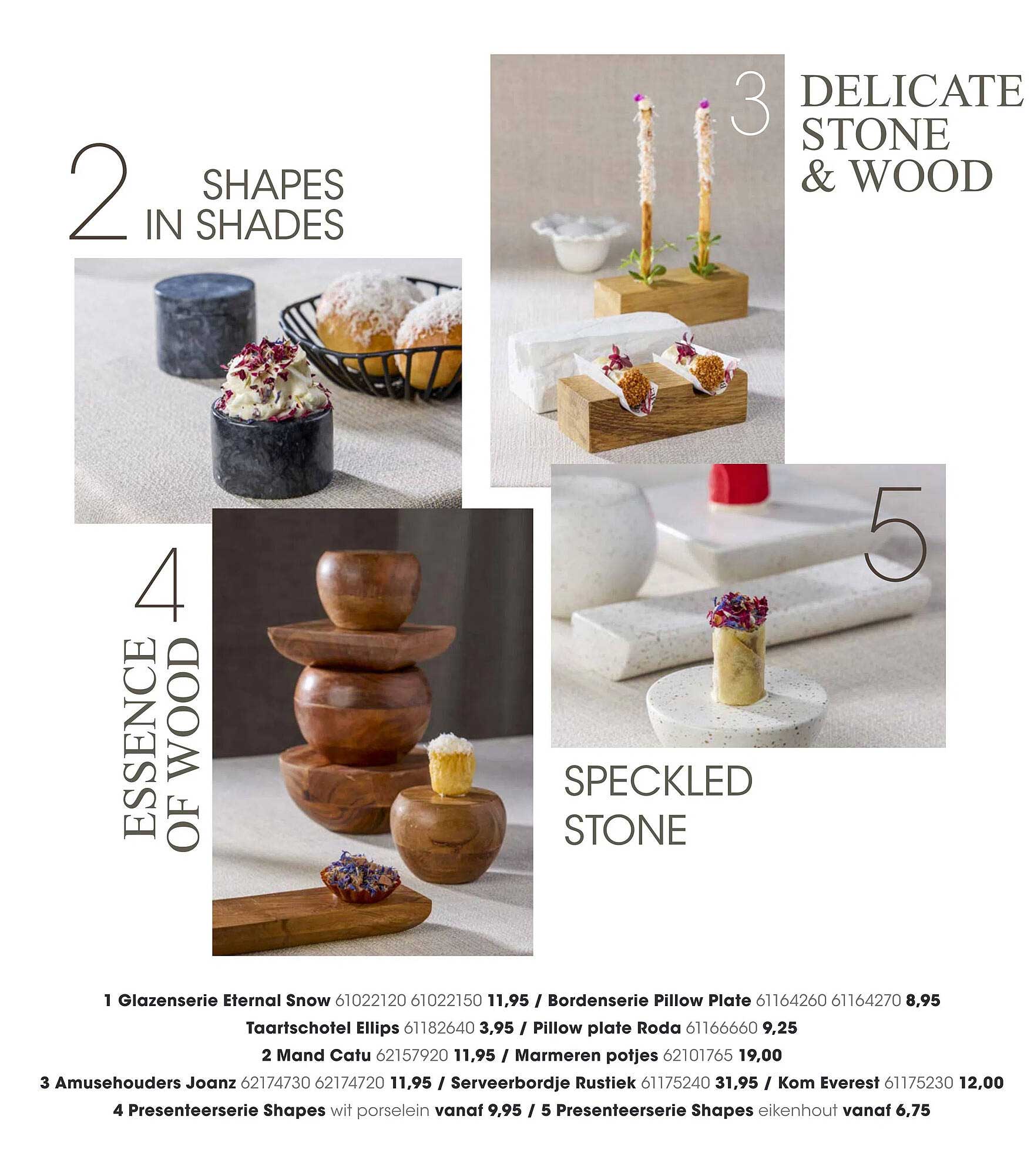 4 Presenteer (Series) Shapes Van Porselein Vanaf 9,95 / 5 Presenteer ...