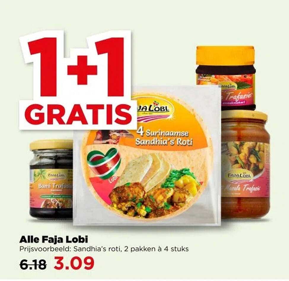 Alle Faja Lobi Aanbieding bij PLUS - FolderFeest.nl