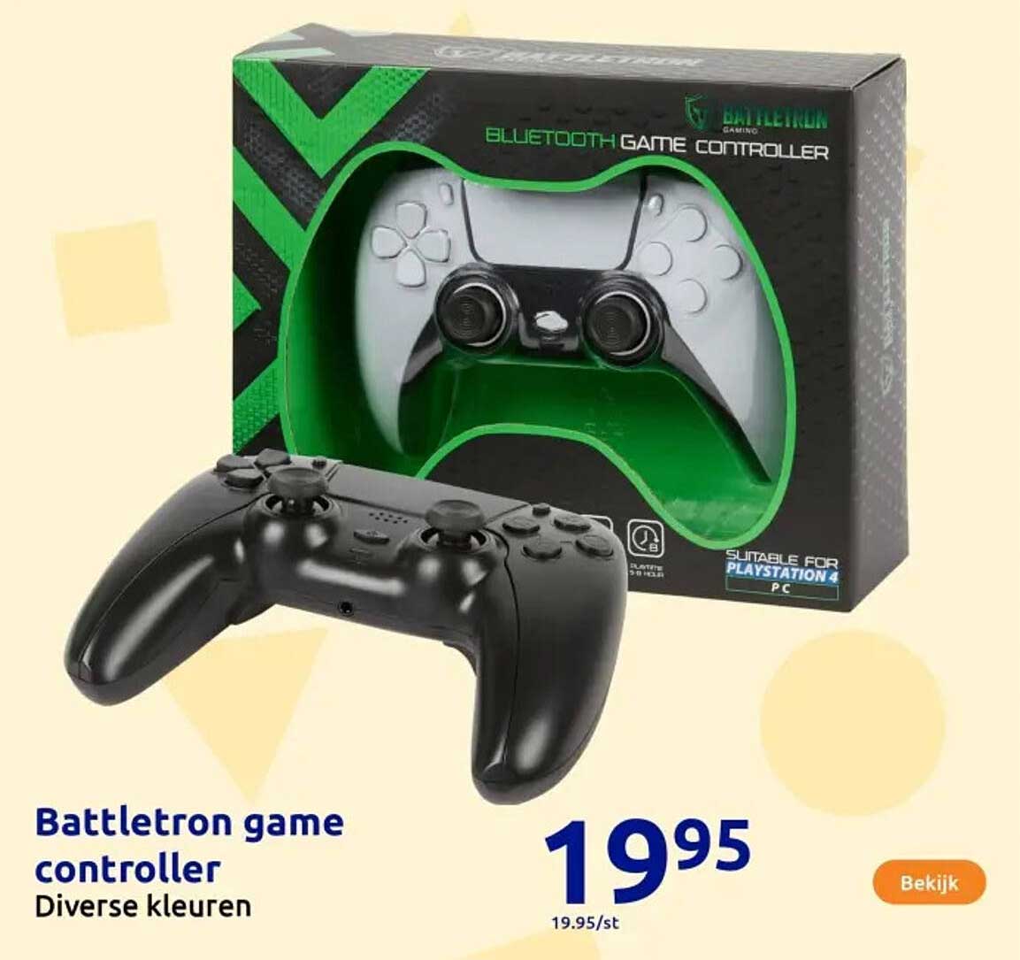 Battletron Game Controller Aanbieding bij Action - FolderFeest.nl