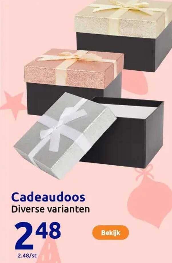 Cadeau Doos Diverse Varianten Aanbieding bij Action - FolderFeest.nl