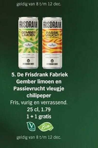 De Frisdrank Fabriek Gember Limoen En Passievrucht Vlegie Chilipeper ...
