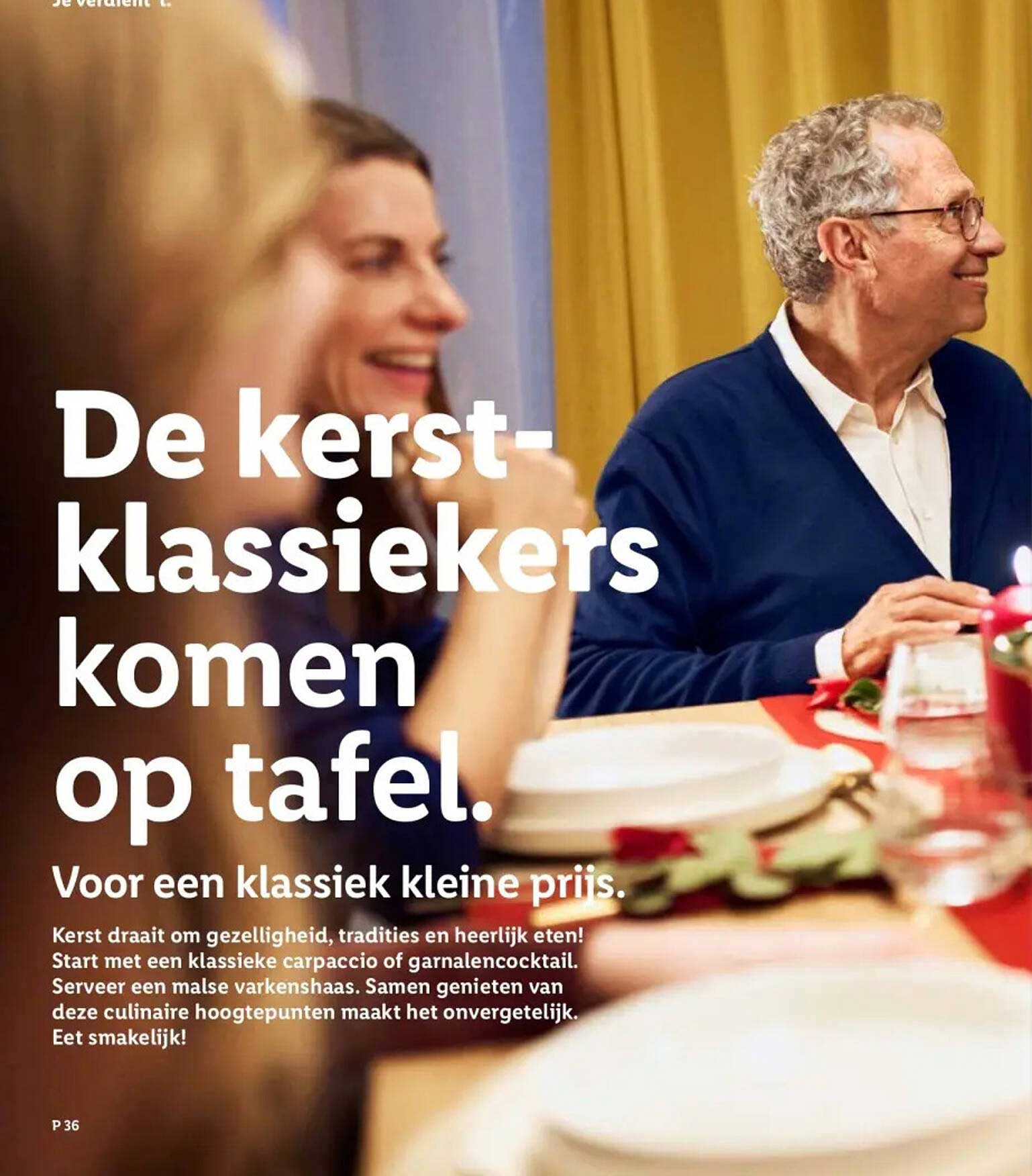 De Kerstklassiekers Komen Op Tafel. Aanbieding bij Lidl - FolderFeest.nl