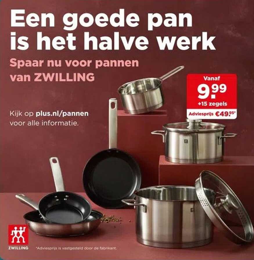 Een Goede Pan Is Het Halve Werk. Spaar Nu Voor Pannen Van Zwilling ...