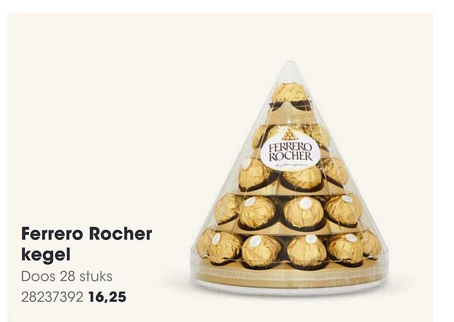 Ferrero Rocher Kegel Aanbieding bij HANOS - FolderFeest.nl