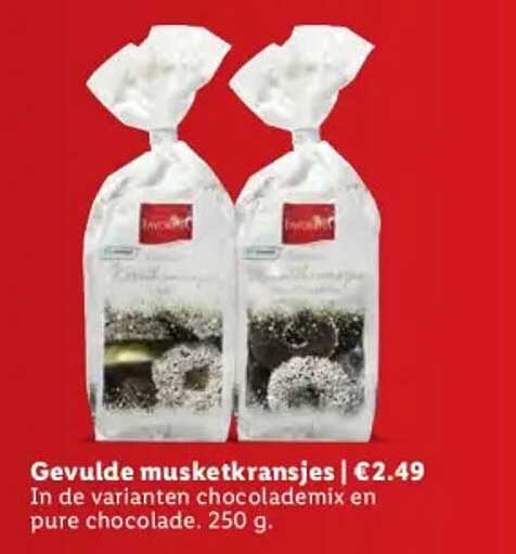 Gevulde Musketkransjes Aanbieding bij Lidl - FolderFeest.nl