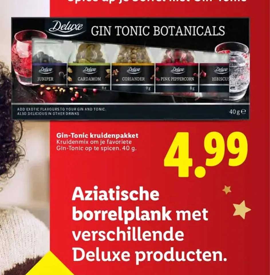 Gin-Tonic Kruidenpakket Aanbieding bij Lidl - FolderFeest.nl