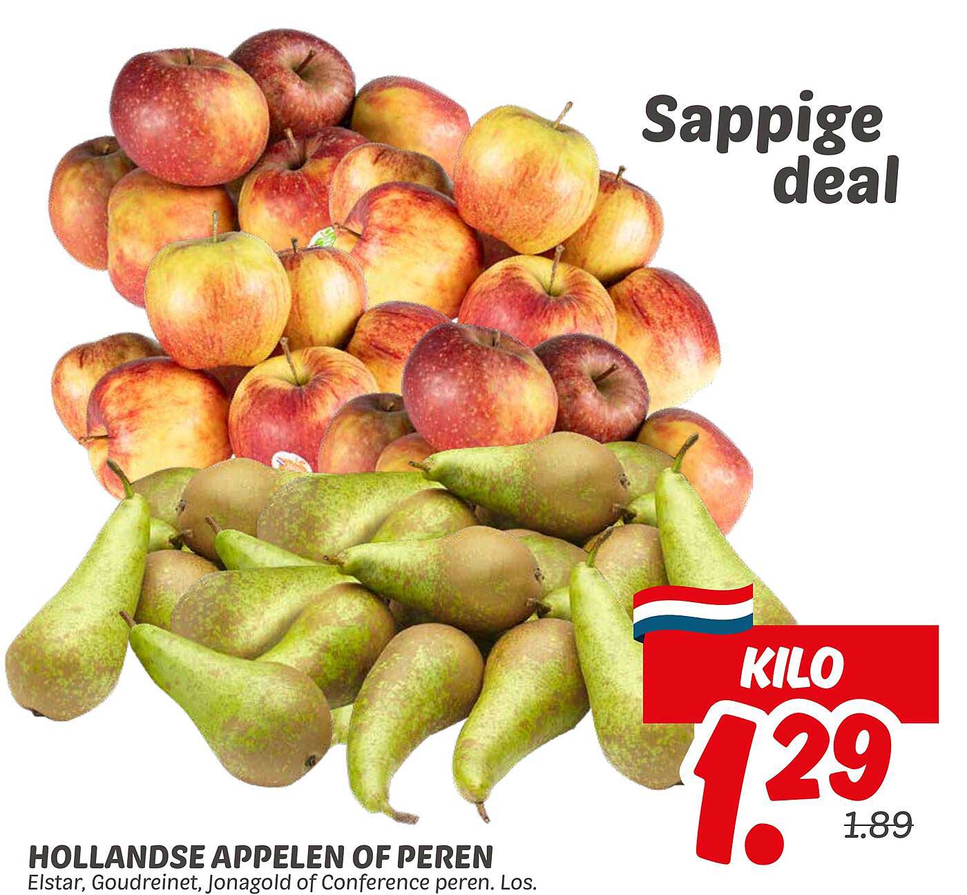 Hollandse Appelen Of Peren Aanbieding bij Dekamarkt - FolderFeest.nl