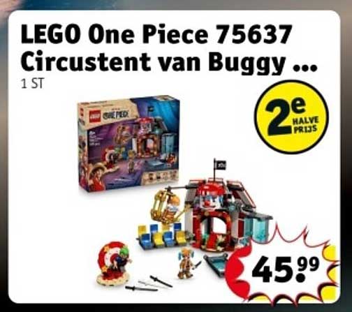 Lego One Piece 75637 Circustent Van Buggy ... Aanbieding bij Kruidvat ...