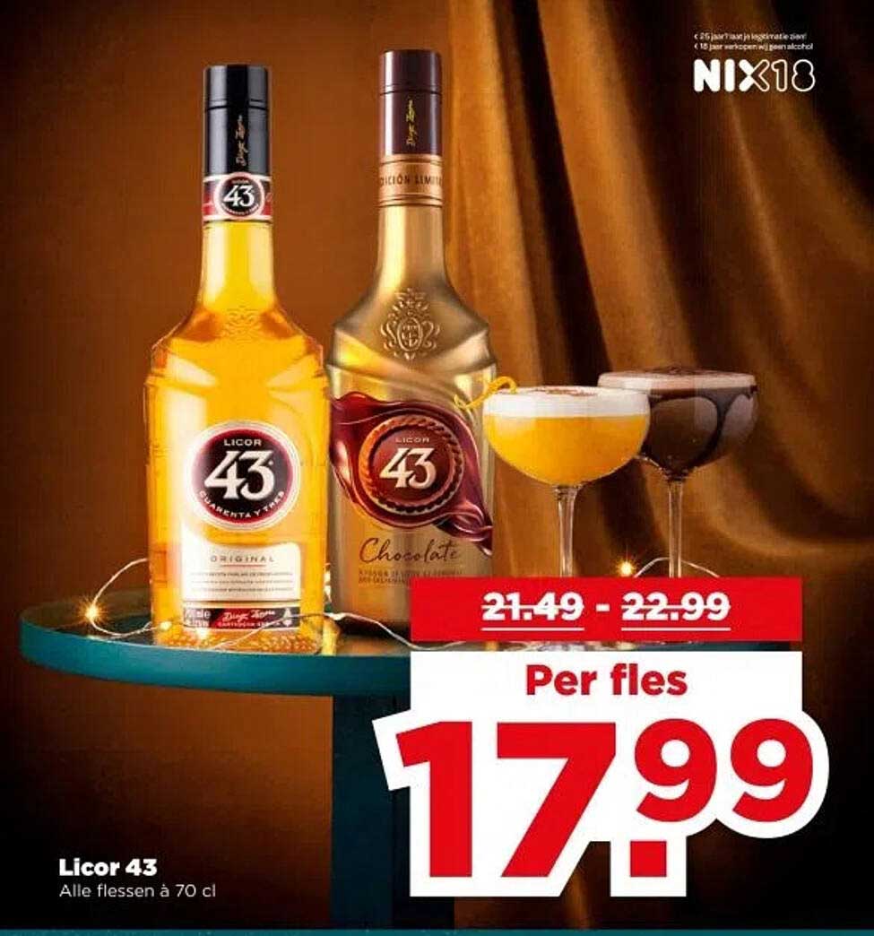 Licor 43 Aanbieding bij PLUS - FolderFeest.nl