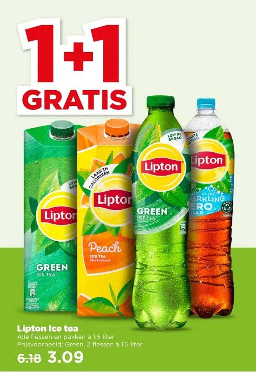 Lipton Ice Tea Aanbieding bij PLUS - FolderFeest.nl