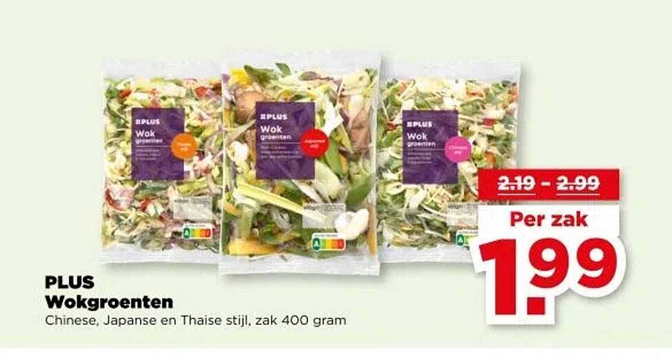 Plus Wokgroenten Aanbieding bij PLUS - FolderFeest.nl