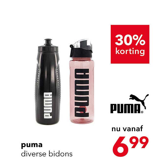 Puma Diverse Bidons Aanbieding bij Scapino - FolderFeest.nl