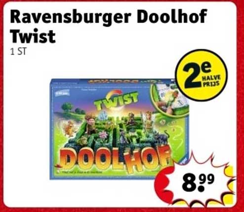 Ravensburger Doolhof Twist Aanbieding bij Kruidvat - FolderFeest.nl