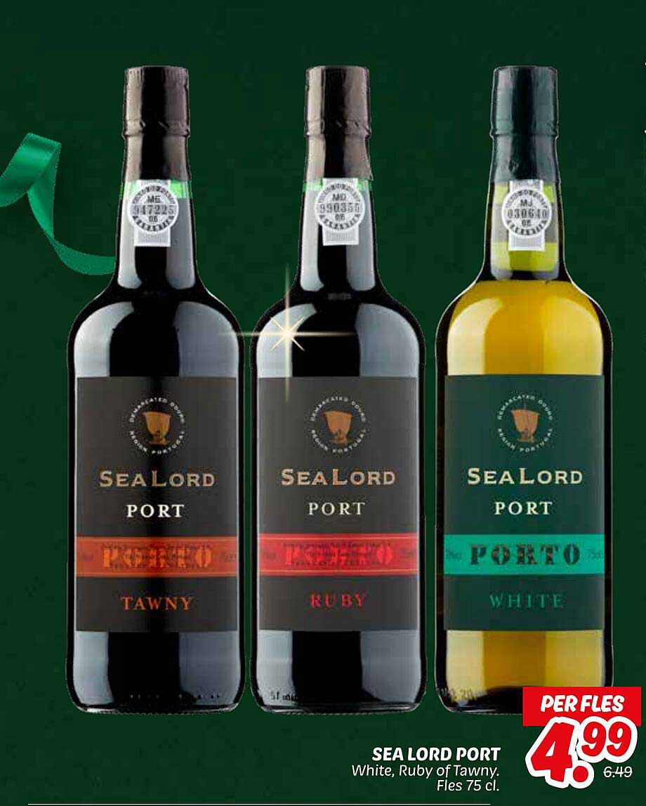 Sea Lord Port White, Ruby Of Tawny. Fles 75 Cl. Aanbieding bij ...