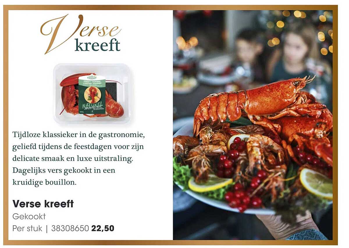 Verse Kreeft Aanbieding bij HANOS - FolderFeest.nl
