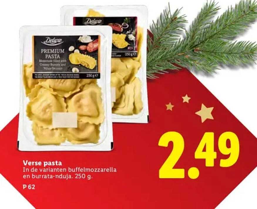 Verse Pasta Aanbieding bij Lidl - FolderFeest.nl