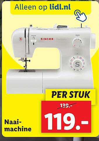 Naai-Machine aanbieding bij Lidl