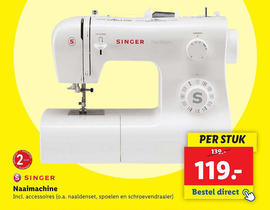 Naaimachine aanbieding bij Lidl