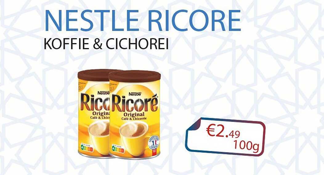 Nestle Ricore Koffie & Cichorei aanbieding bij Tanger Markt