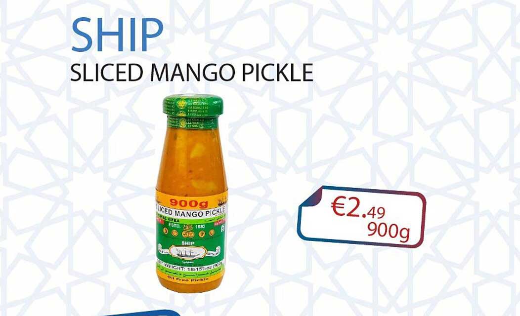 Ship Sliced Mango Pickle aanbieding bij Tanger Markt