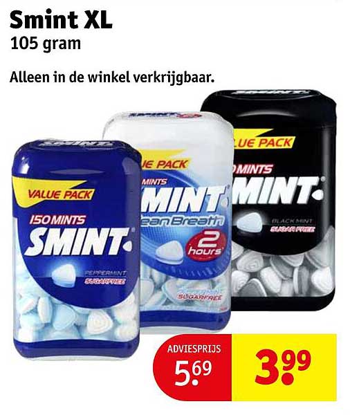 Smint Xl aanbieding bij Kruidvat
