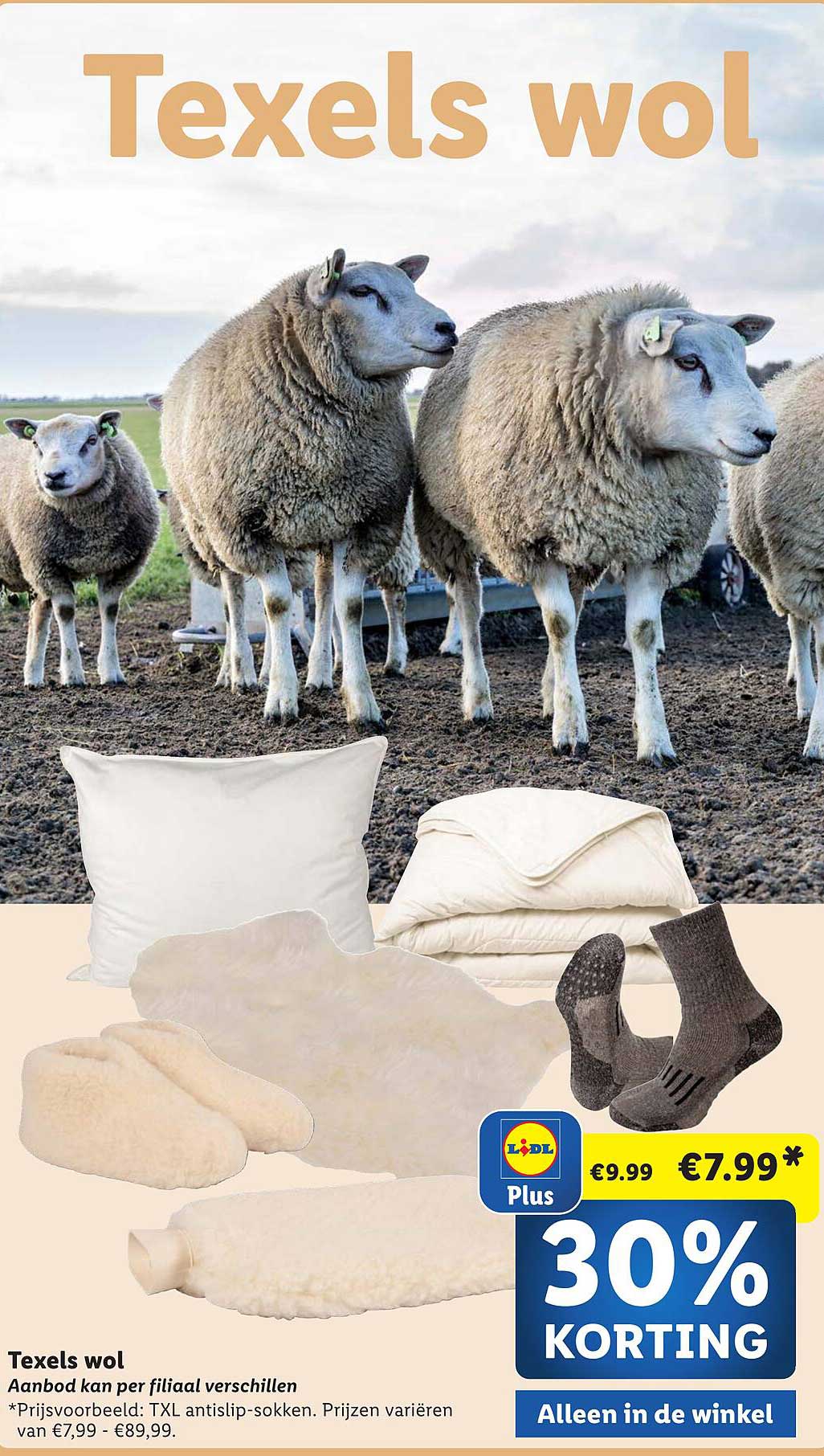 Texels Wol aanbieding bij Lidl