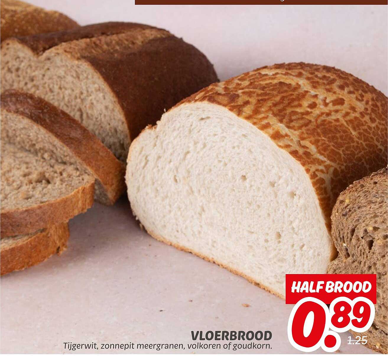 Vloerbrood aanbieding bij Dekamarkt