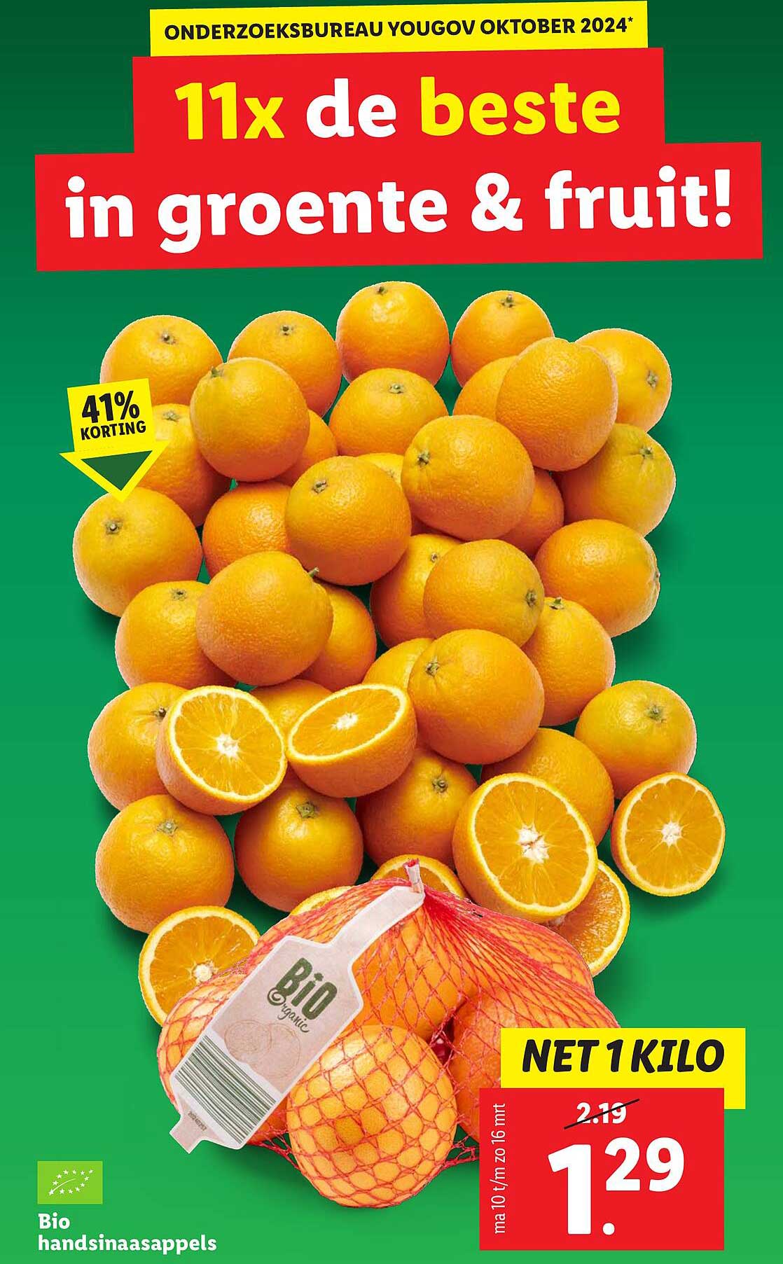 11X De Beste In Groente & Fruit! aanbieding bij Lidl