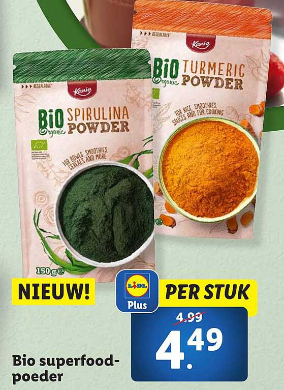 Bio Superfood-Poeder aanbieding bij Lidl