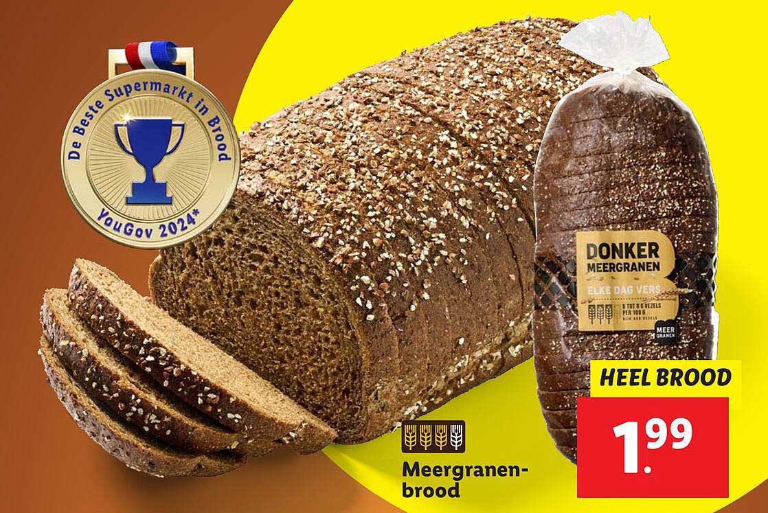 Donker Meergranen-Brood Aanbieding bij Lidl - FolderFeest.nl