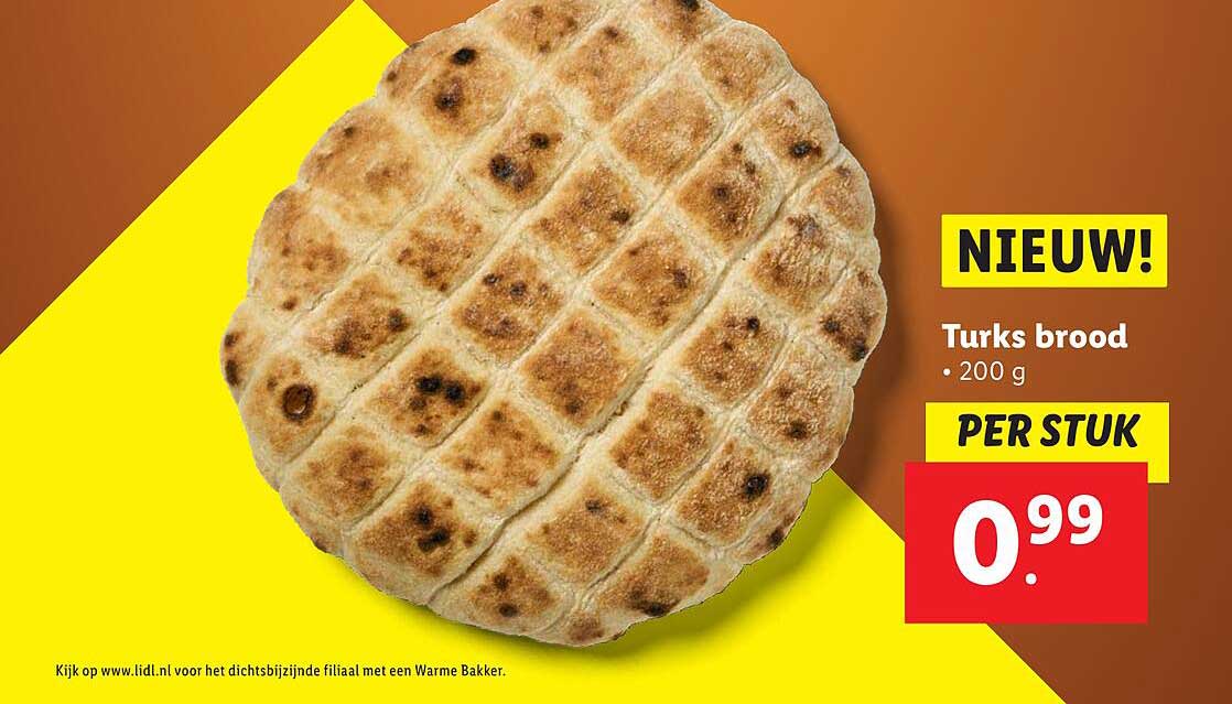 Nieuw! Turkse Brood Aanbieding bij Lidl - FolderFeest.nl