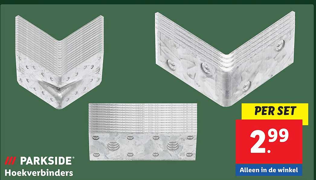 Parkside Hoekverbinders Aanbieding bij Lidl - FolderFeest.nl
