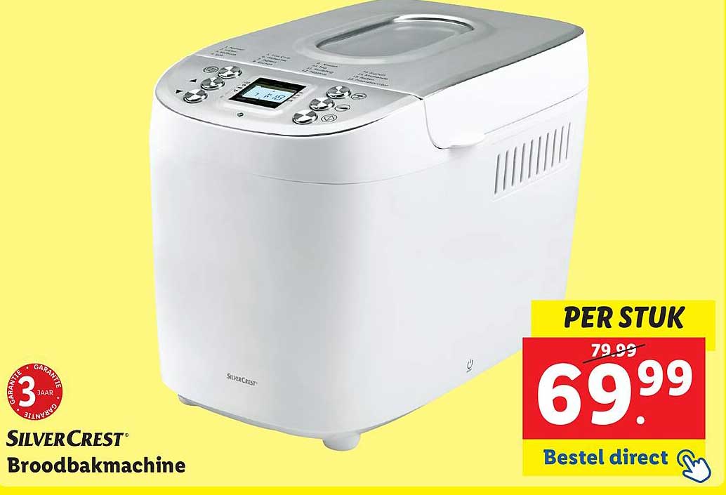 Silvercrest Broodbakmachine Aanbieding bij Lidl - FolderFeest.nl