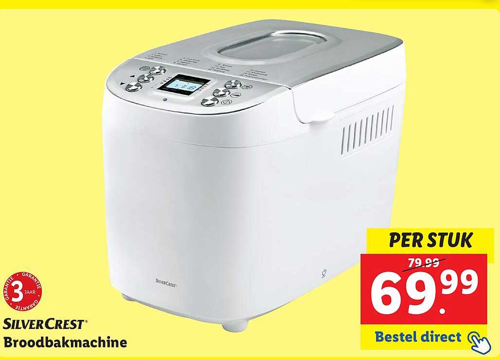 Silvercrest® Broodbakmachine aanbieding bij Lidl