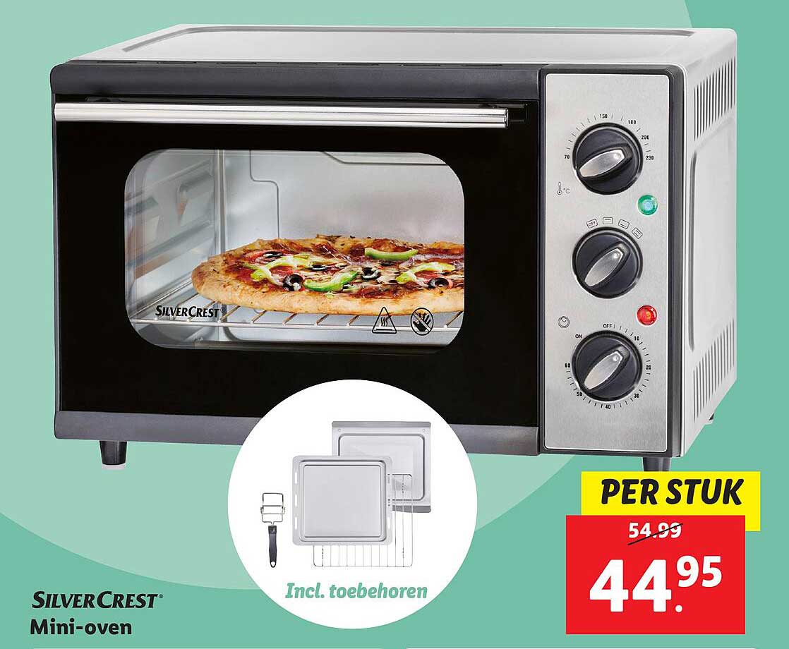 Silvercrest Mini-Oven Aanbieding bij Lidl - FolderFeest.nl