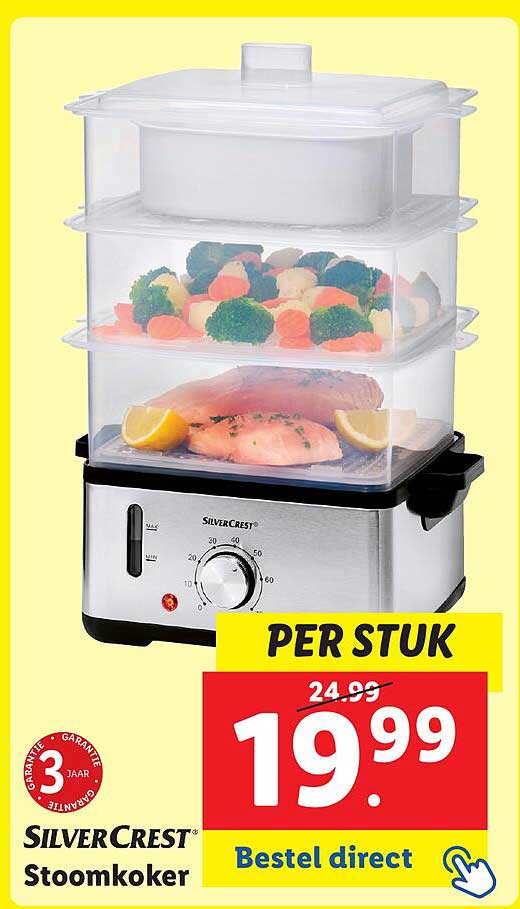 Silvercrest Stoomkoker Aanbieding bij Lidl - FolderFeest.nl