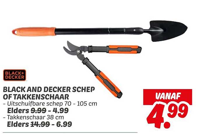 Black And Decker Schep Of Takkenschaar Aanbieding bij Dekamarkt ...